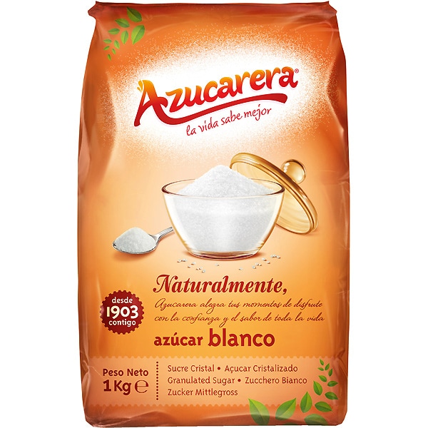AZUCARERA azúcar blanco paquete 1 kg-Tu Supermercado Online de ...