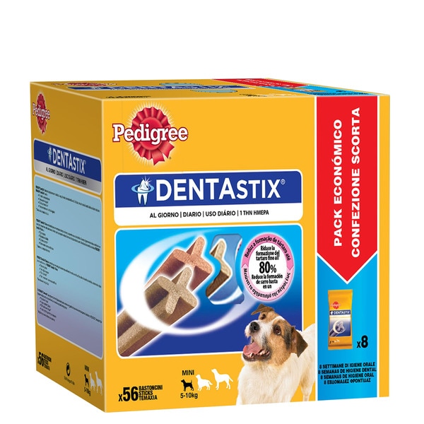 DENTASTIX dental snacks for small dog breeds box 56 units · PEDIGREE ...
