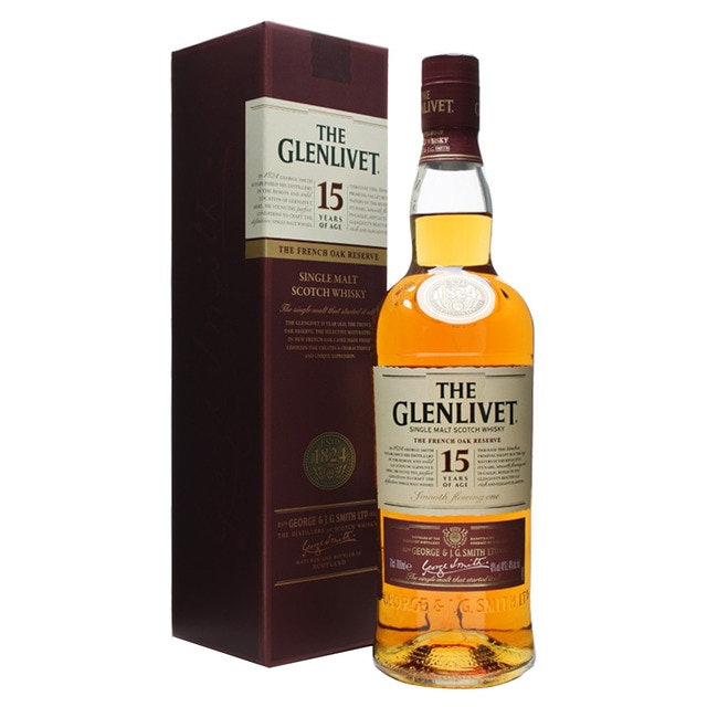 Whisky de malta escocés reserva The Glenlivet 15 años · Club del ...