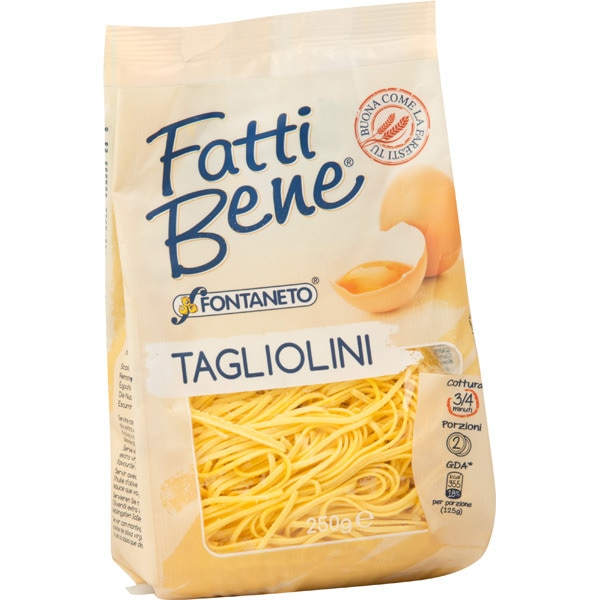 Fatti Bene pasta fresca tagliolini al huevo 2 raciones envase 250 g ...