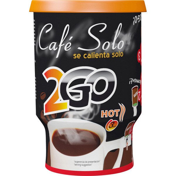 café solo autocalentable envase 250 ml · 2GO · Supermercado El Corte Inglés