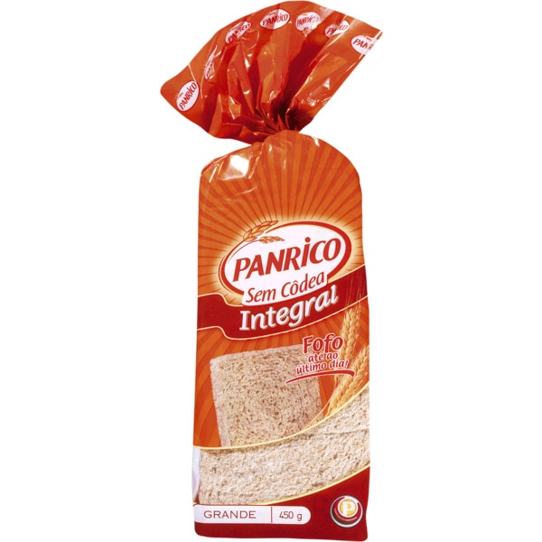 Comprar Pão de Forma Integral sem Côdea embalagem 450 g · Panrico ...