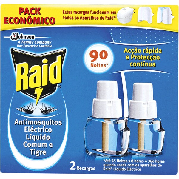 Insecticida Eléctrico Líquido Antimosquitos Pack 2 Recargas 27 ml ...