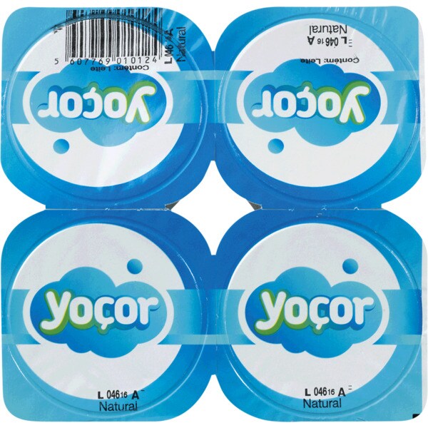 Comprar Iogurte Natural Pack 4 embalagem 125 g · Yoçor · Supermercado ...