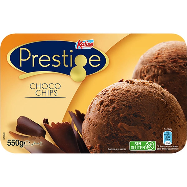 Buy Prestige gluten-free choco-chip ice cream tub 550 g · KALISE ...