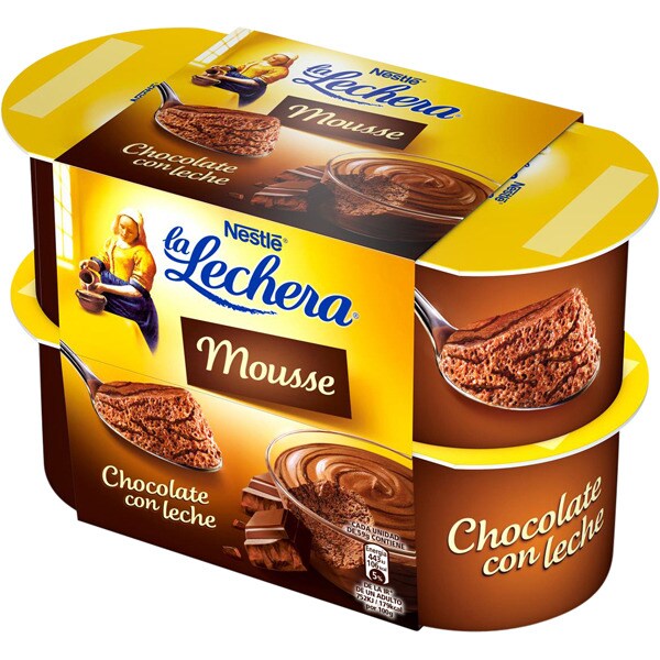 Milk Chocolate Mousse With Chocolate Coulis 4 Pack Units 59 G · La