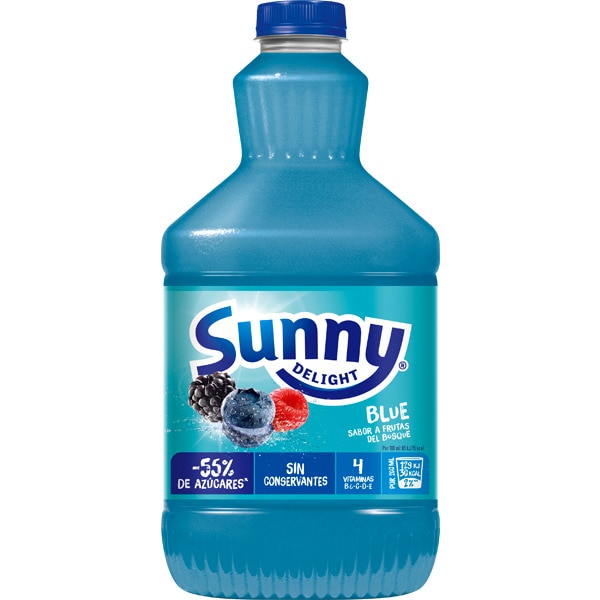 Blue refresco sabor a frutas del bosque botella 1,25 l · SUNNY DELIGHT ...