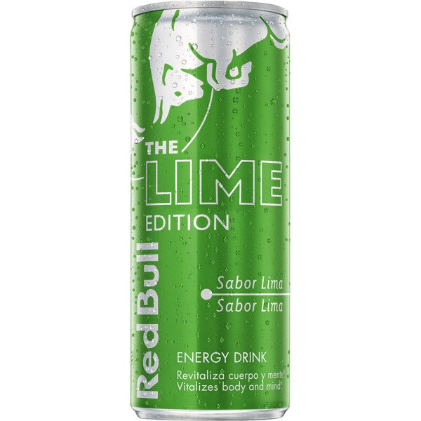 The Lime Edition lime flavour energy drink tin 25 cl · RED BULL ...