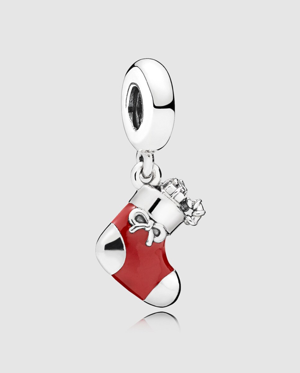 Charm de plata y esmalte Bota de Navidad Pandora · PANDORA · Moda · El ...