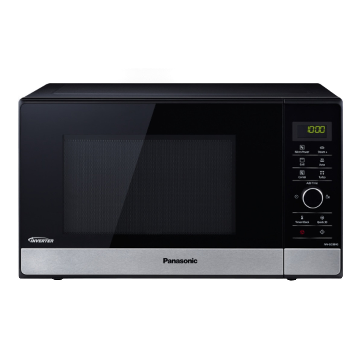 Microondas Panasonic Inverter, 23 litros y grill - NN-GD38HSSUG