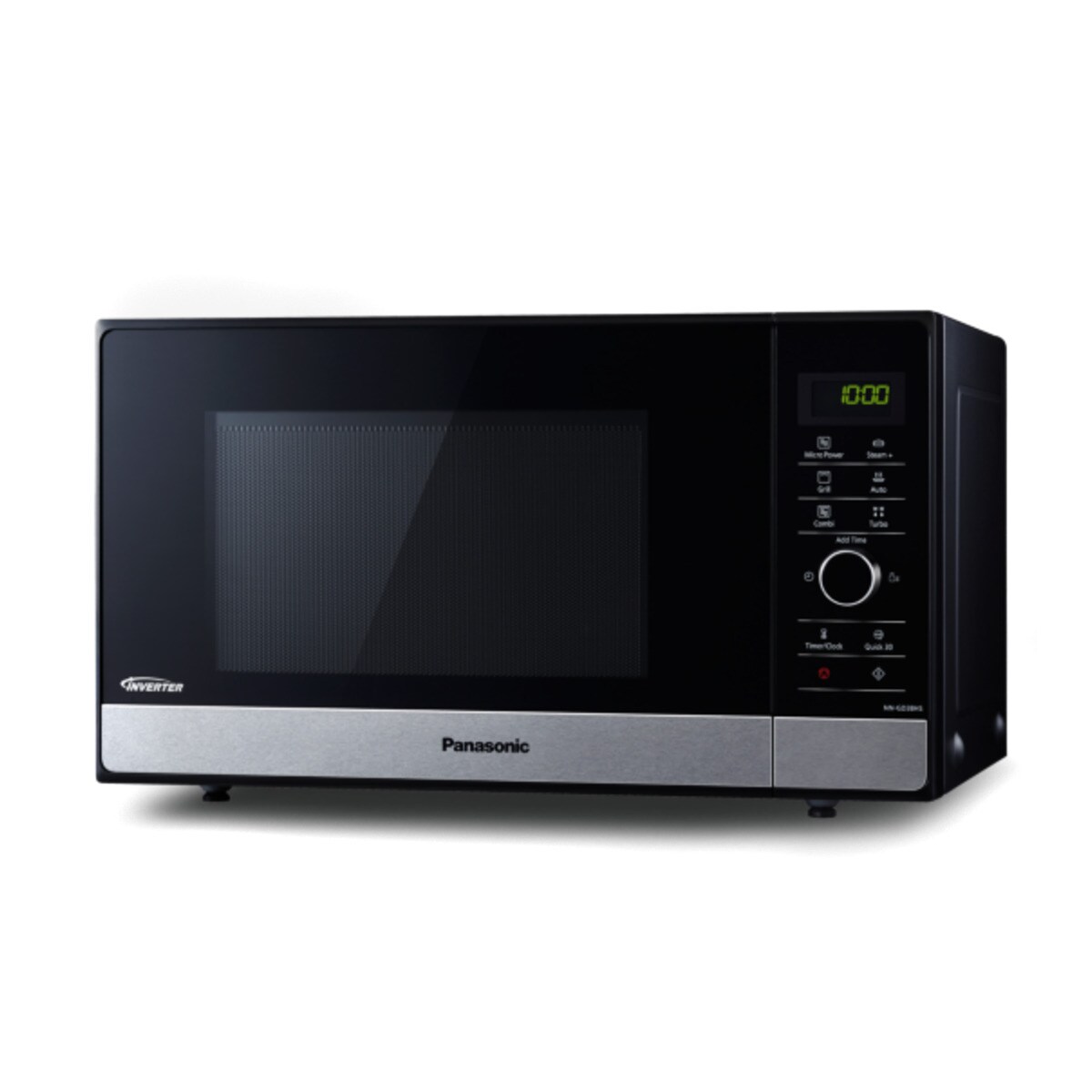 Microondas Panasonic Inverter, 23 litros y grill - NN-GD38HSSUG