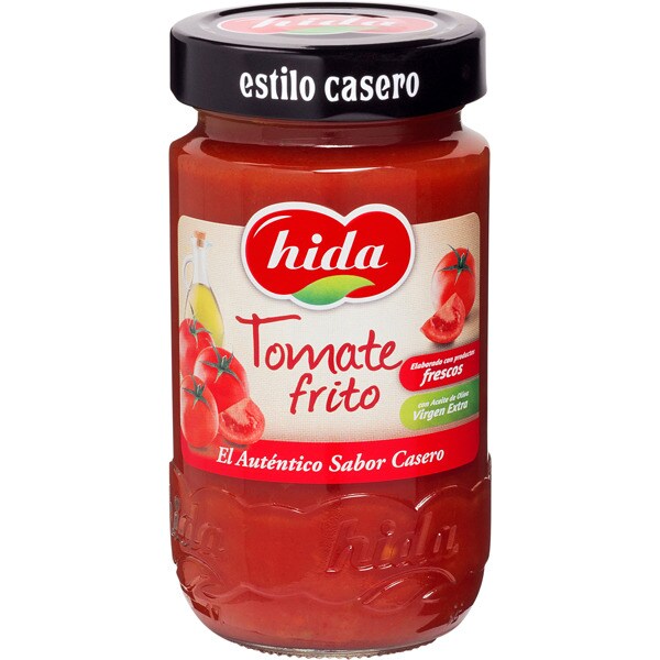 tomate frito estilo casero frasco 350 g neto escurrido · HIDA ...