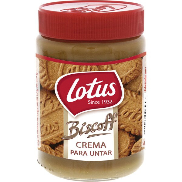 Biscoff crema para untar de galleta tarro 400 g · LOTUS · Supermercado ...