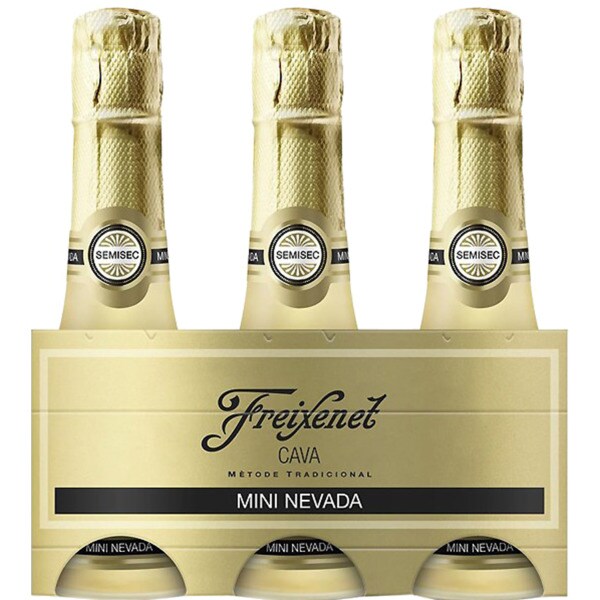 Comprar Espumante Cava Mini Nevada Pack 3 garrafa 18 cl · Freixenet ...