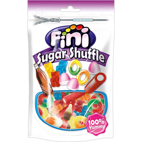 Sugar Shuffle caramelos de goma surtidos bolsa 180 g · FINI ...