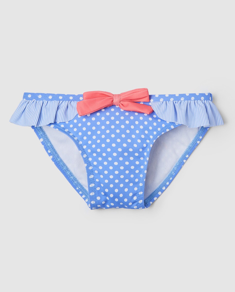 Culetín de bebé niña B con B con volantes y lazo con SPF 50+ · B con B ...