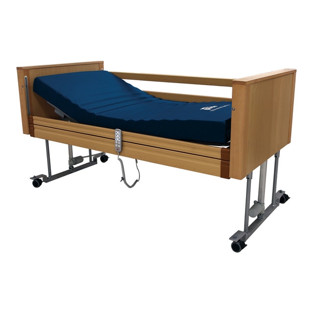 Cama articulada con colchón y elevador de columna Trend Pardo ...