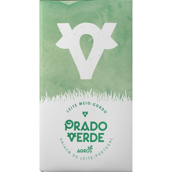 Leite Meio Gordo embalagem 1 L - PRADO VERDE - Nutripédia