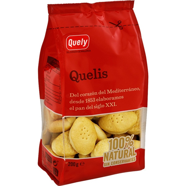 Comprar Quelis galletas 100% natural bolsa 200 g · QUELY · Supermercado El Corte Inglés
