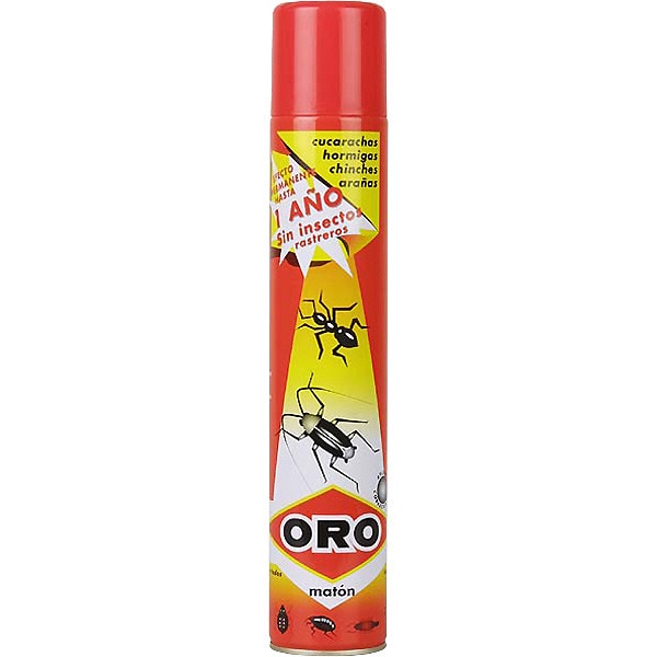 insecticida volador permanente spray 750 ml · ORO · Supermercado El ...