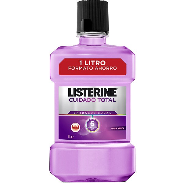 enjuague bucal Cuidado Total sabor menta frasco 1000 ml · LISTERINE ... enjuague bucal Cuidado Total sabor menta frasco 1000 ml · LISTERINE ...