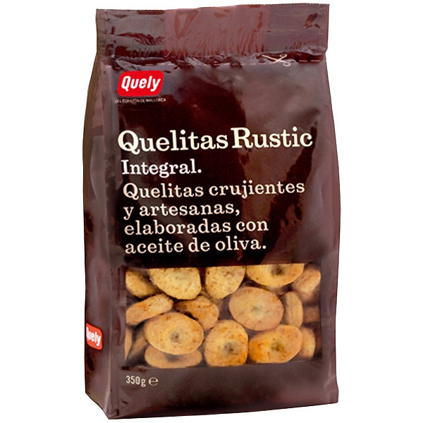 Comprar Quelitas Rustic mini galletas integrales con aceite de oliva bolsa 350 g · QUELY ...