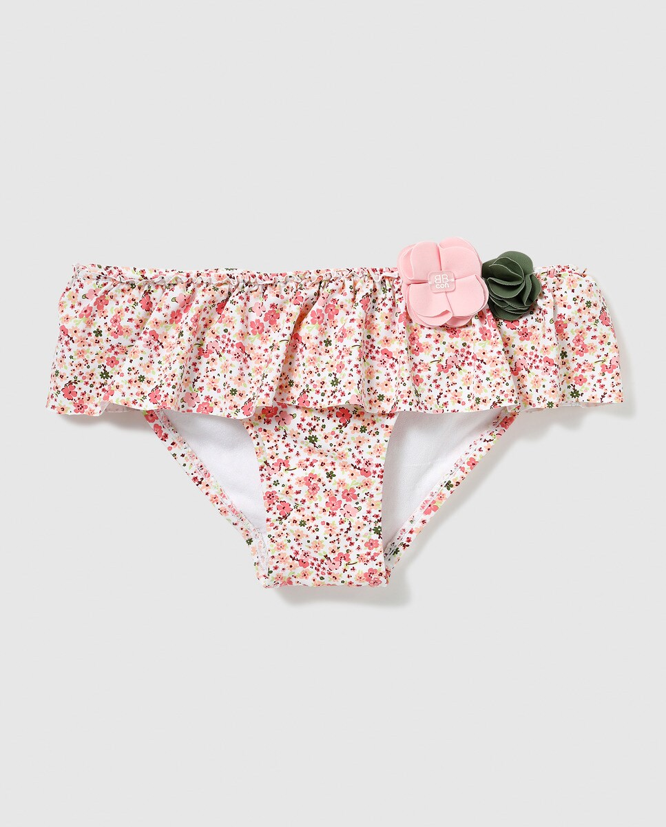 Culetín de niña de flores con volante · B con B · Moda · El Corte Inglés