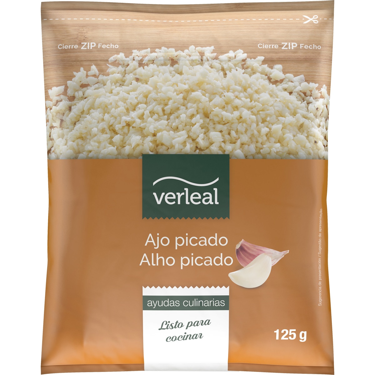 Ajo picado bolsa 125 g · VERLEAL · Supermercado El Corte Inglés El ...