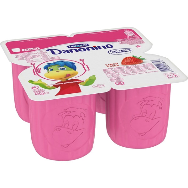 yogur petit suisse sabor fresa maxi sin gluten pack 4 unidades 100 g ...