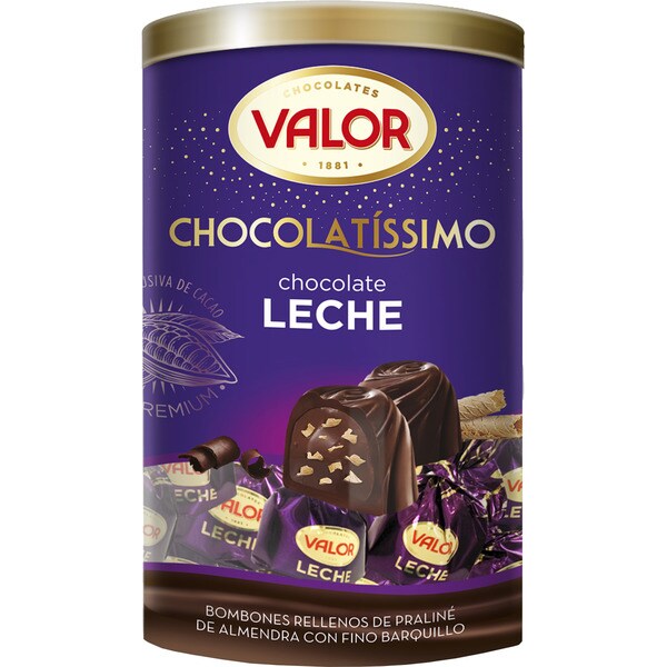 Comprar Chocolatíssimo bombones de chocolate con leche rellenos de praliné de almendra y ...