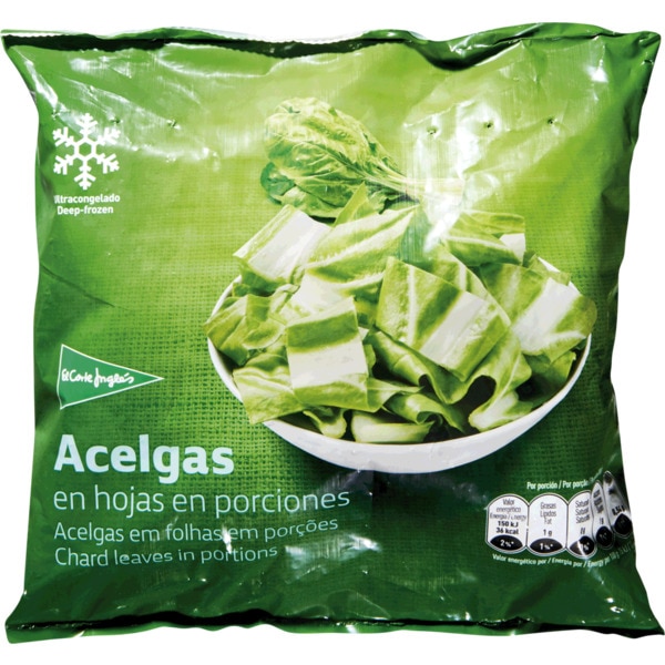 Acelgas em Folhas embalagem 400 g · El Corte Inglés · Supermercado El ...