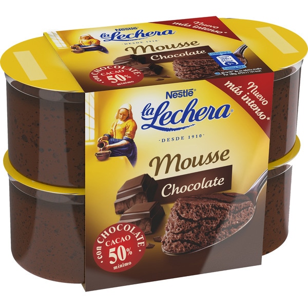 Buy Milk Chocolate Mousse 4 Pack Units 59 G · La Lechera · Supermercado