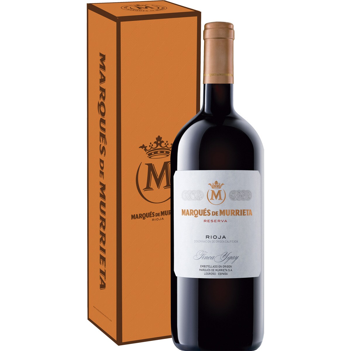 Comprar vino tinto reserva DOCa Rioja magnum 1,5 l · MARQUES DE MURRIETA · Supermercado El Corte ...