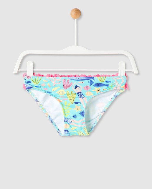 Braga De Baño De Niña Estampado Fondo Del Mar · B Con B · Moda · El Corte Inglés