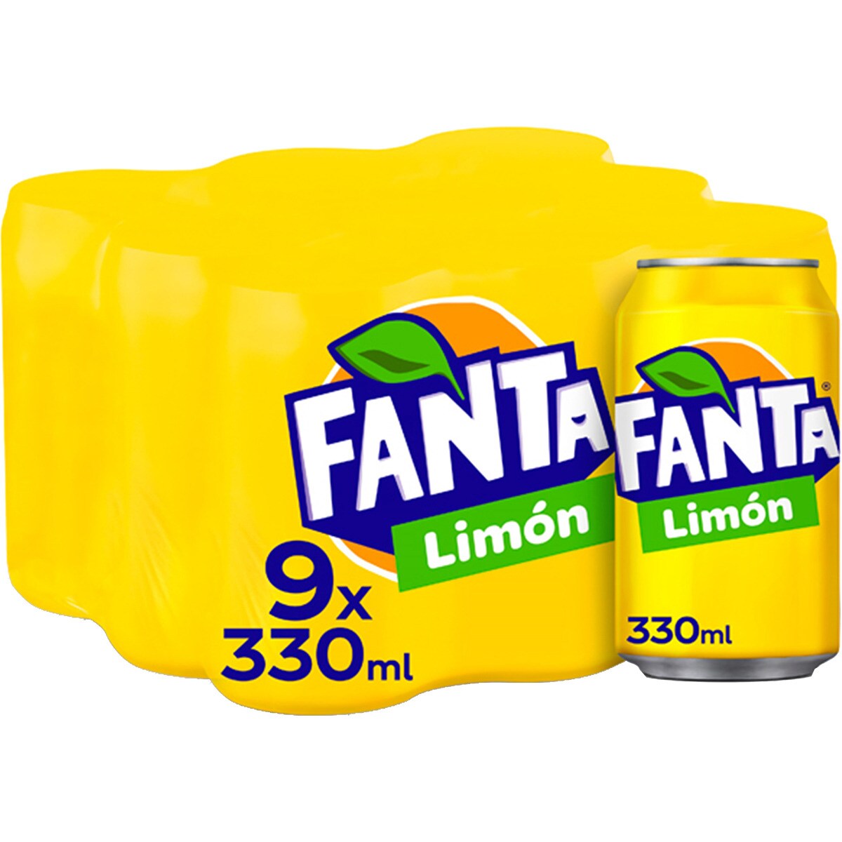 Refresco de limón con gas pack 9 latas 33 cl · FANTA · Supermercado El ...