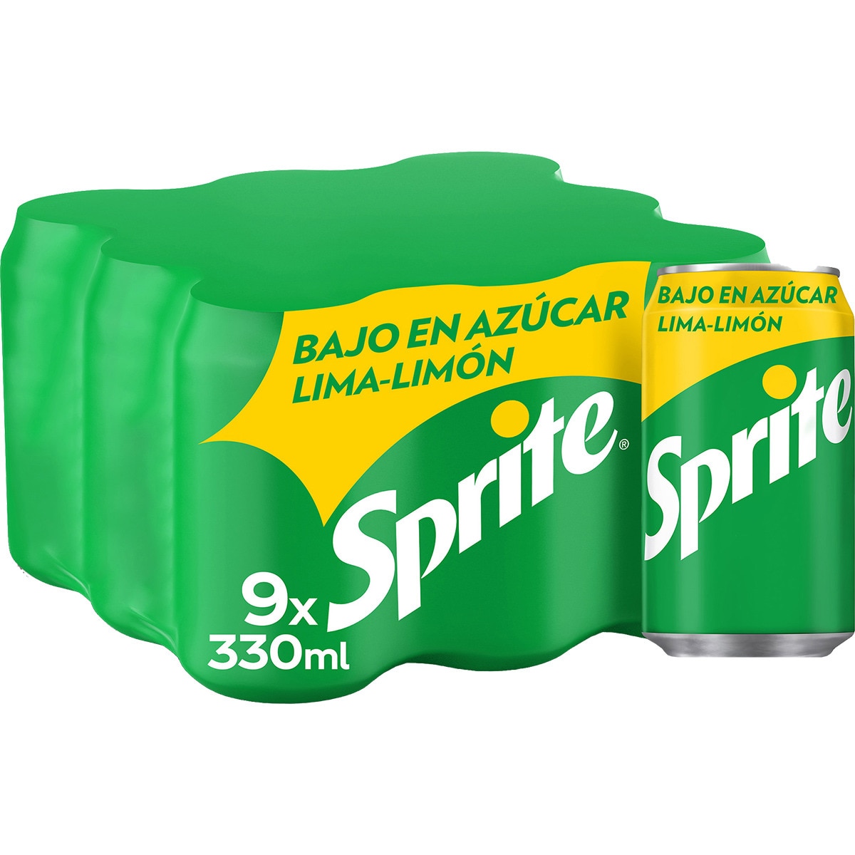 Sparkling lemon-lime soft drink 9-pack tins 33 cl · SPRITE ...