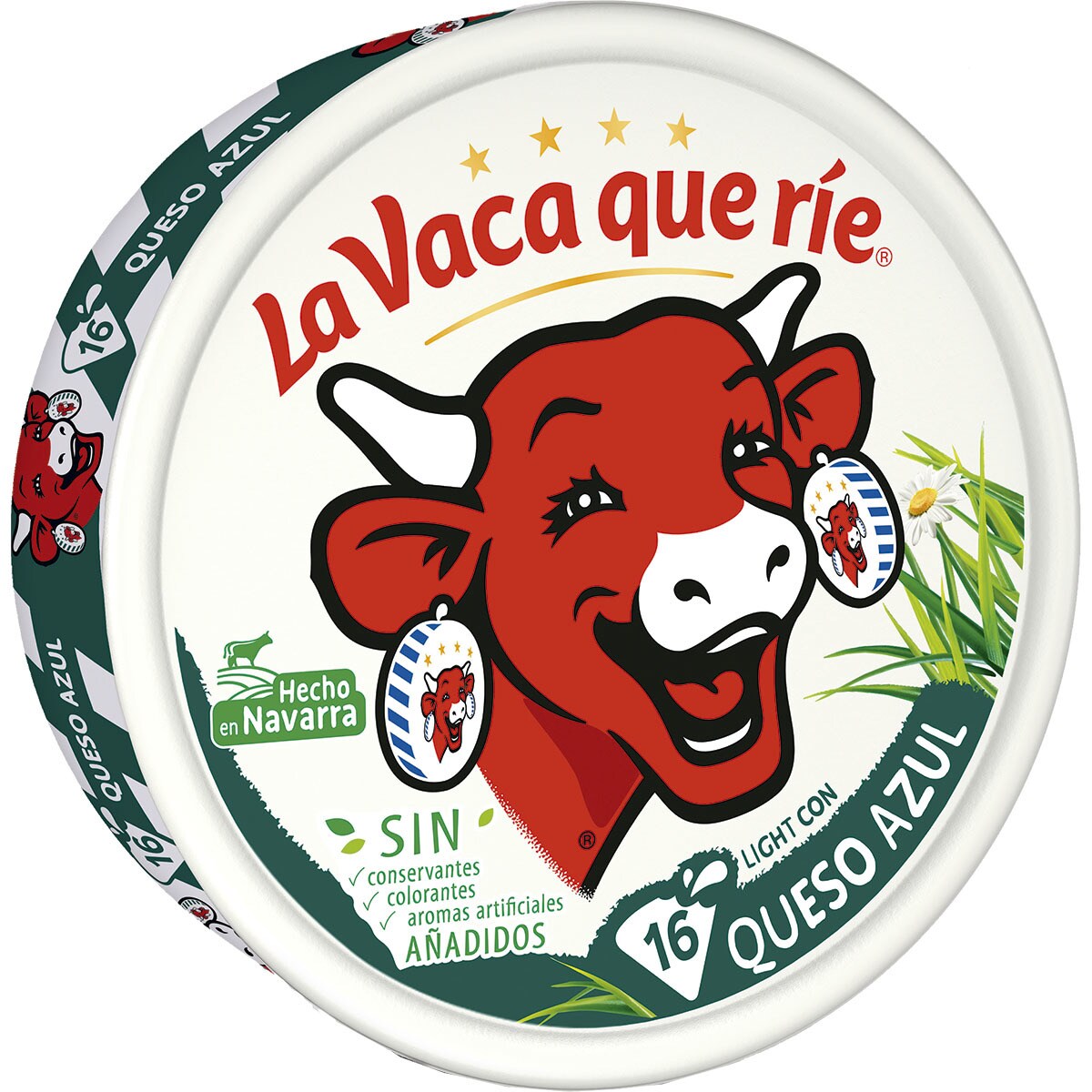 Queso fundido con queso azul light 16 porciones caja 250 g · LA VACA ...