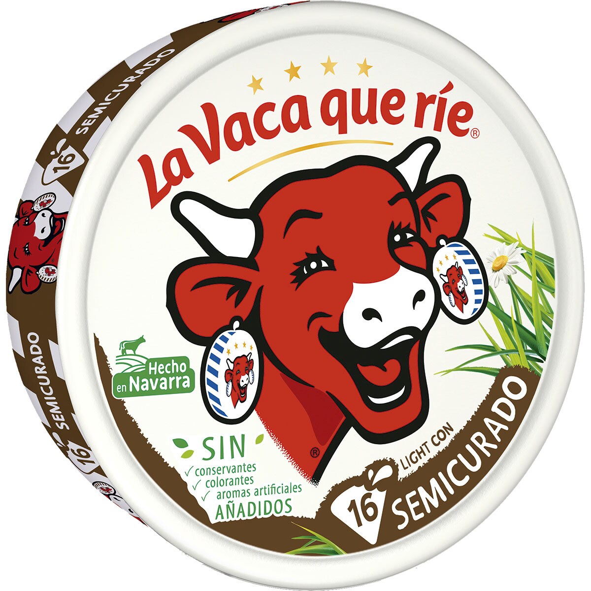 Queso fundido con queso semicurado light 16 porciones caja 250 g · LA ...