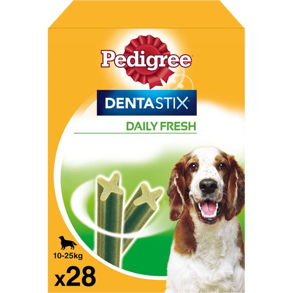 Dentastix Fresh dental snack for medium breed dogs fresh breath 28 ...
