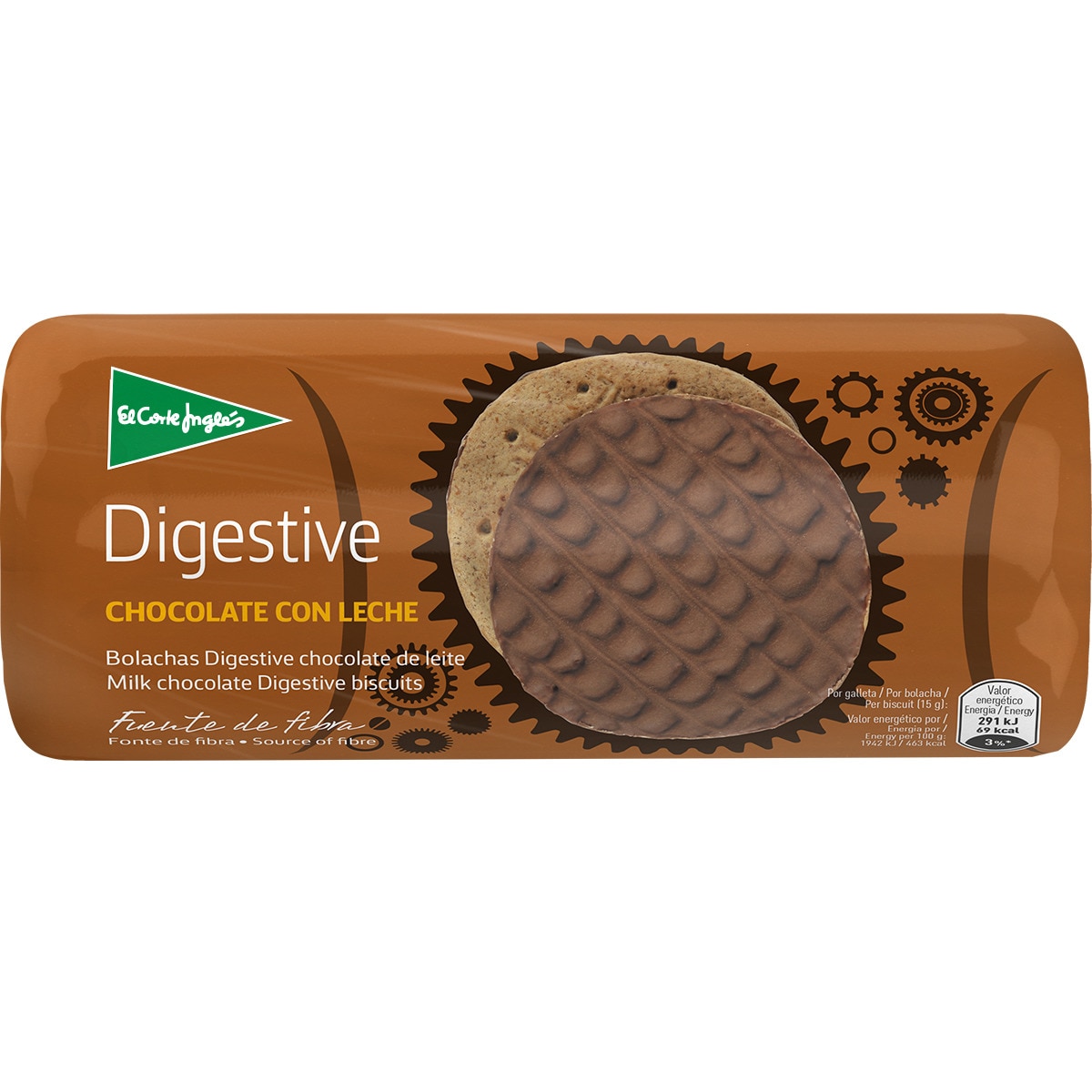 Galletas digestive con chocolate estuche 300 g · EL CORTE INGLES ...