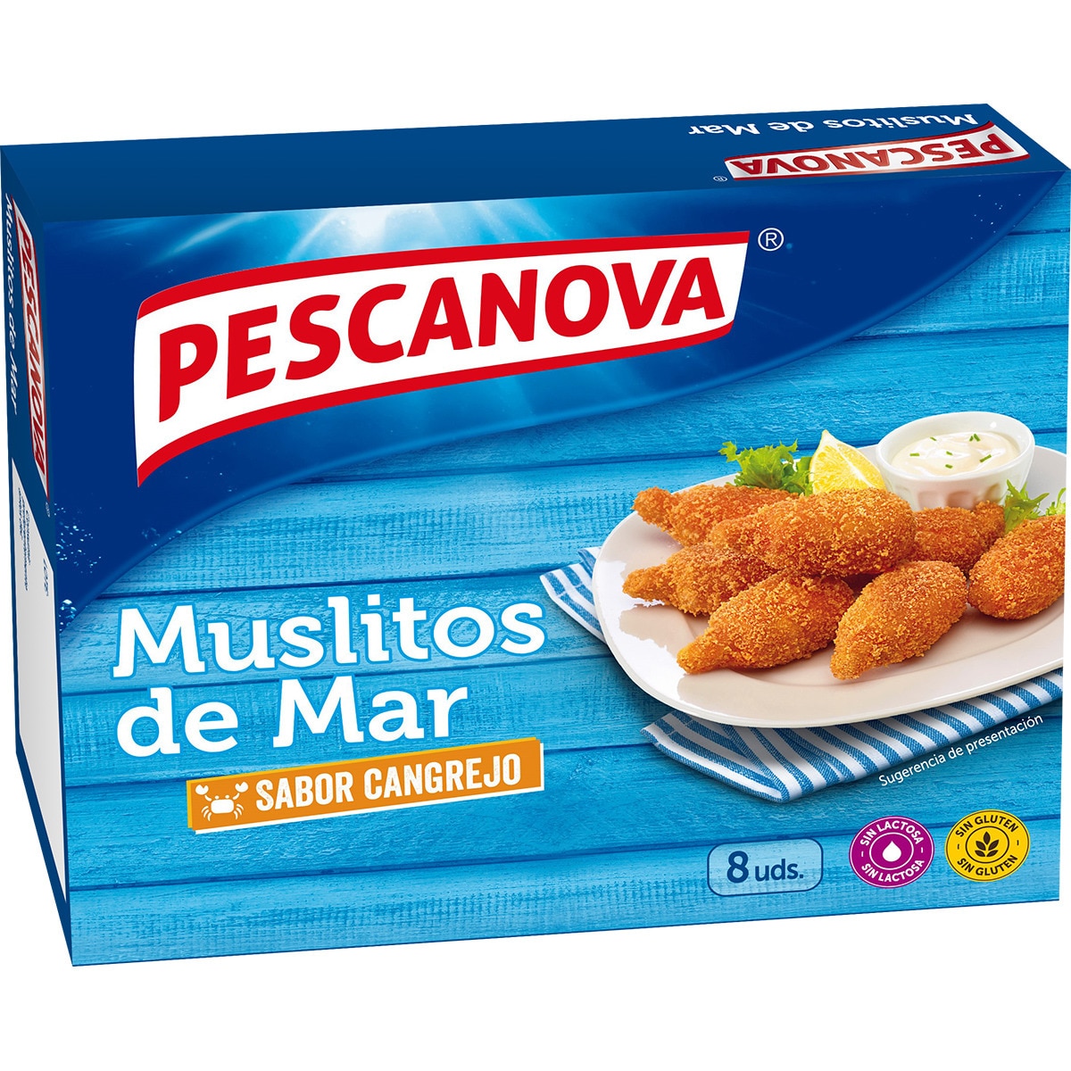 Muslitos de mar sin gluten y sin lactosa estuche 250 g · PESCANOVA ...