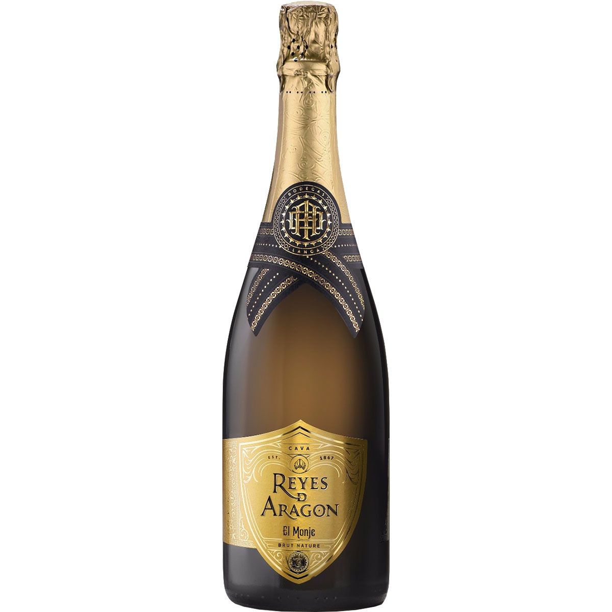 El Monje cava brut nature botella 75 cl · REYES DE ARAGON ...