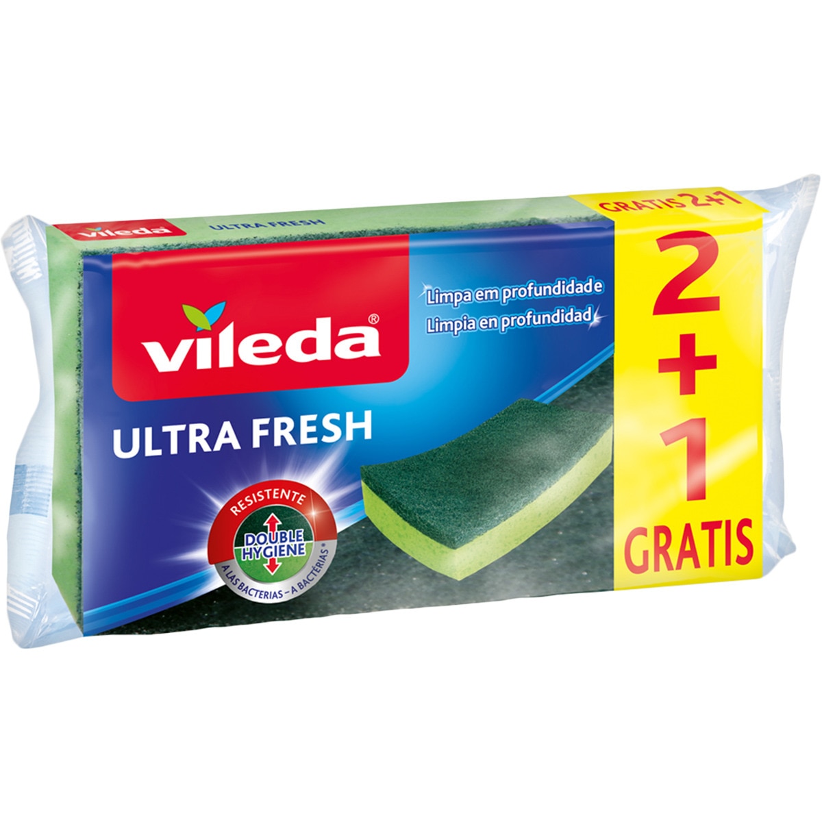 Comprar Ultra Fresh fibra y esponja antibacterianas envase 2 unidades ...