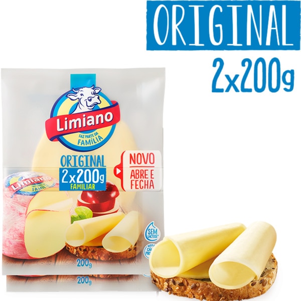 Comprar Queijo Flamengo em Fatias Pack 2 embalagem 400 g · Limiano ...