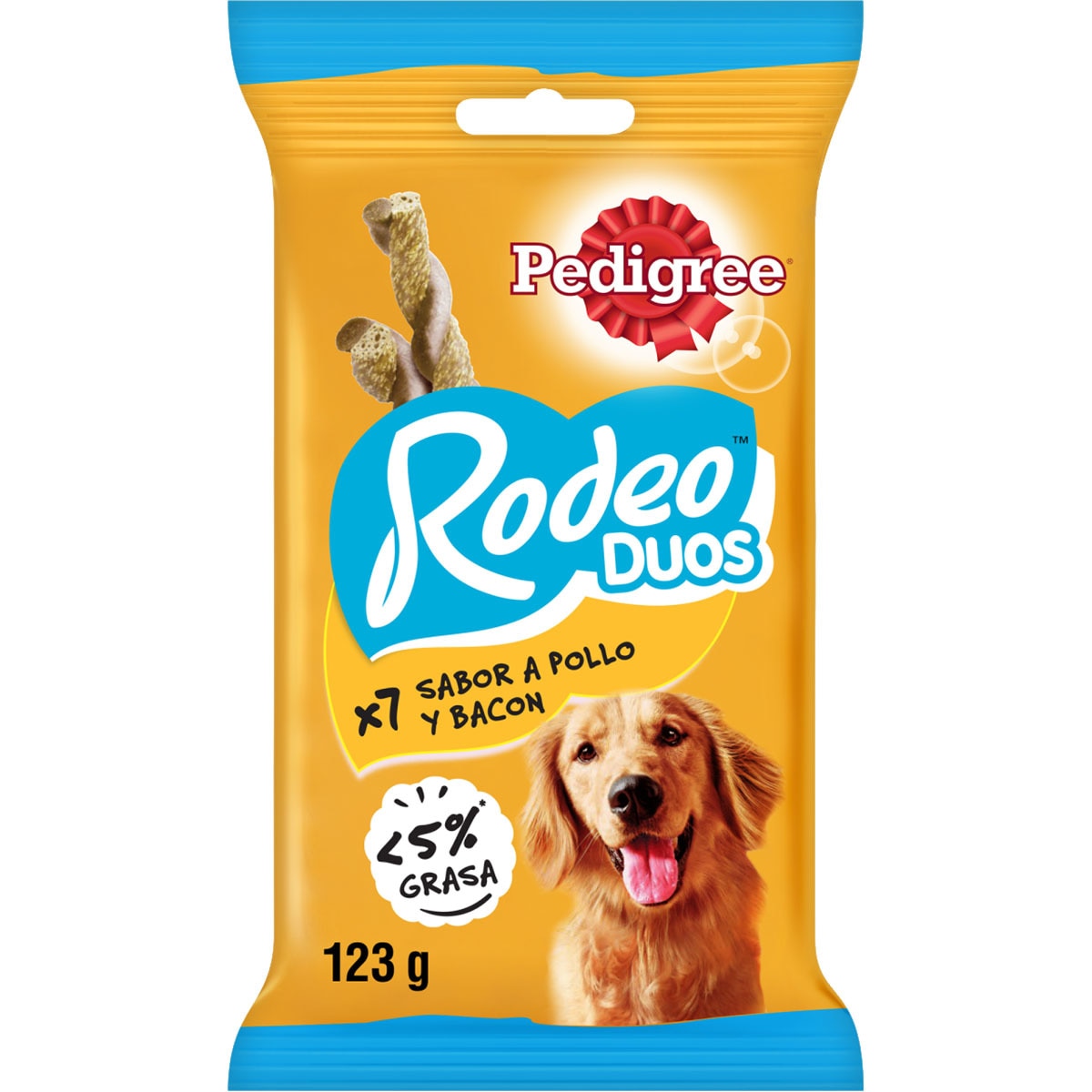 Rodeo Duos chicken and bacon flavour snack sticks for dogs bag of 7 ...