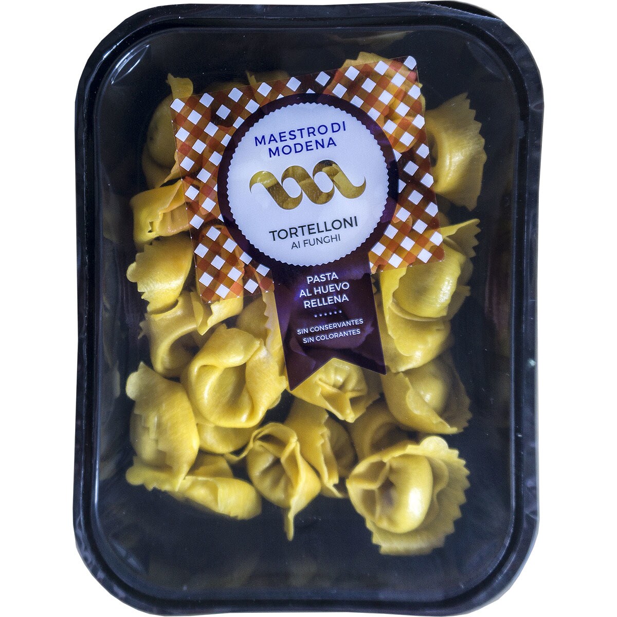 Tortelloni egg pasta stuffed with mushrooms container 200 g · MAESTRO ...