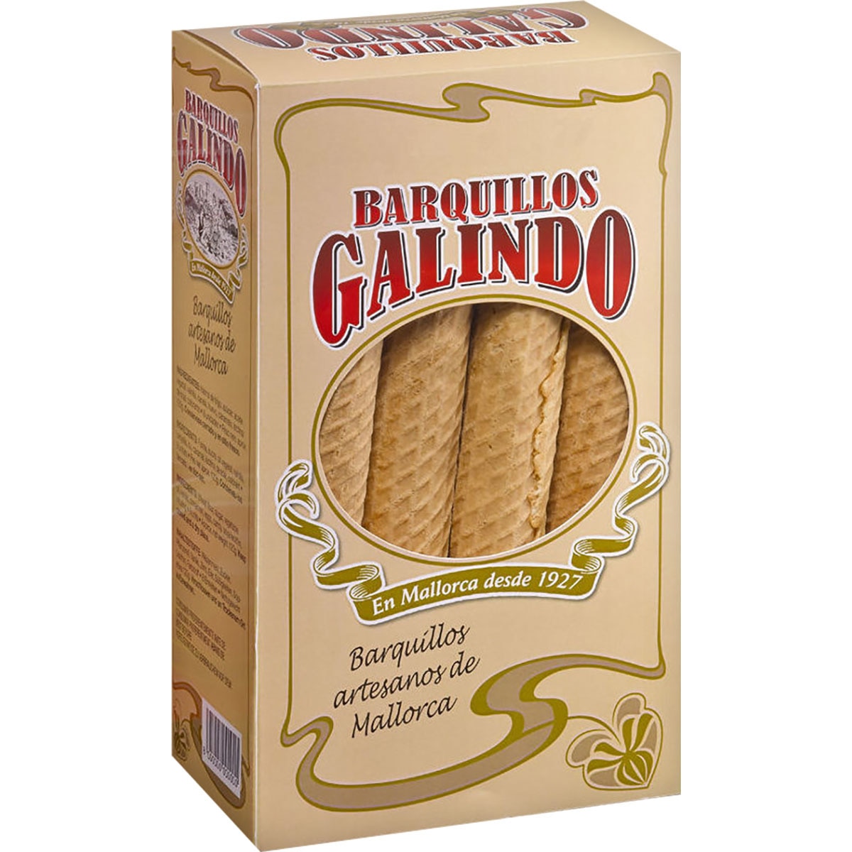 Barquillos artesanos de barquillo envase 160 g · GALINDO · Supermercado ...