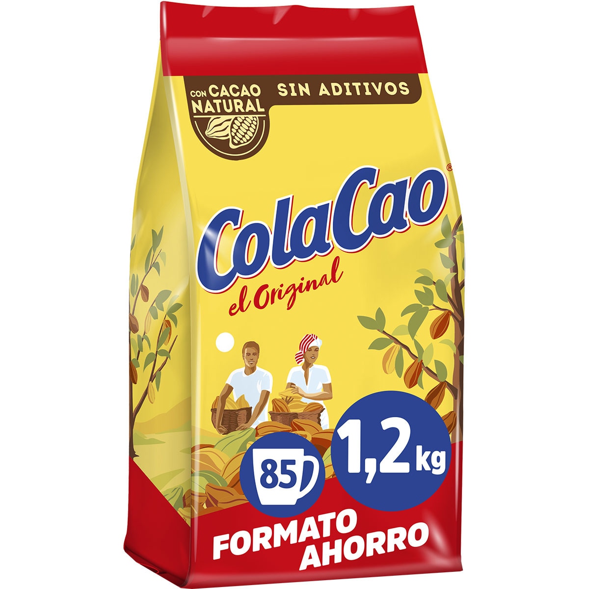 Original cacao soluble formato ahorro bolsa 1,2 kg · COLACAO ...