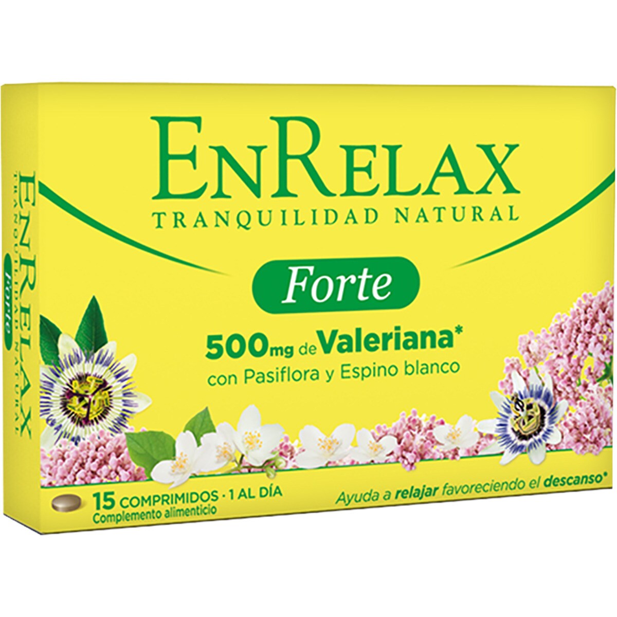Comprar EnRelax Forte con valeriana, pasiflora y espino blanco relaja ...