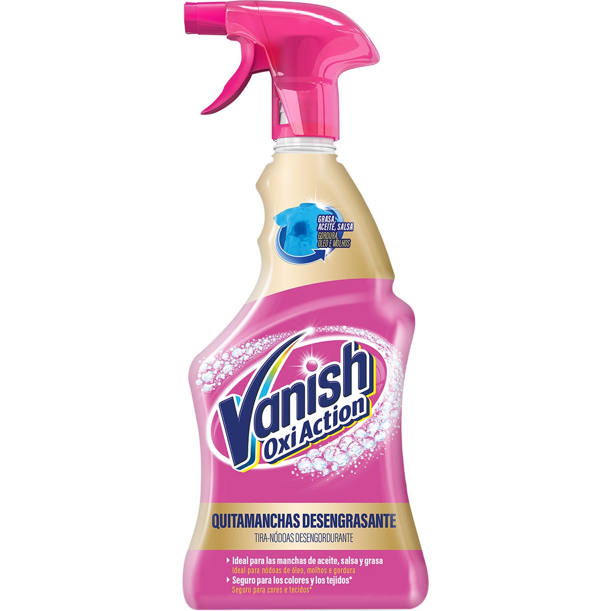 Comprar quitamanchas desengrasante spray 750 ml · VANISH · Supermercado ...